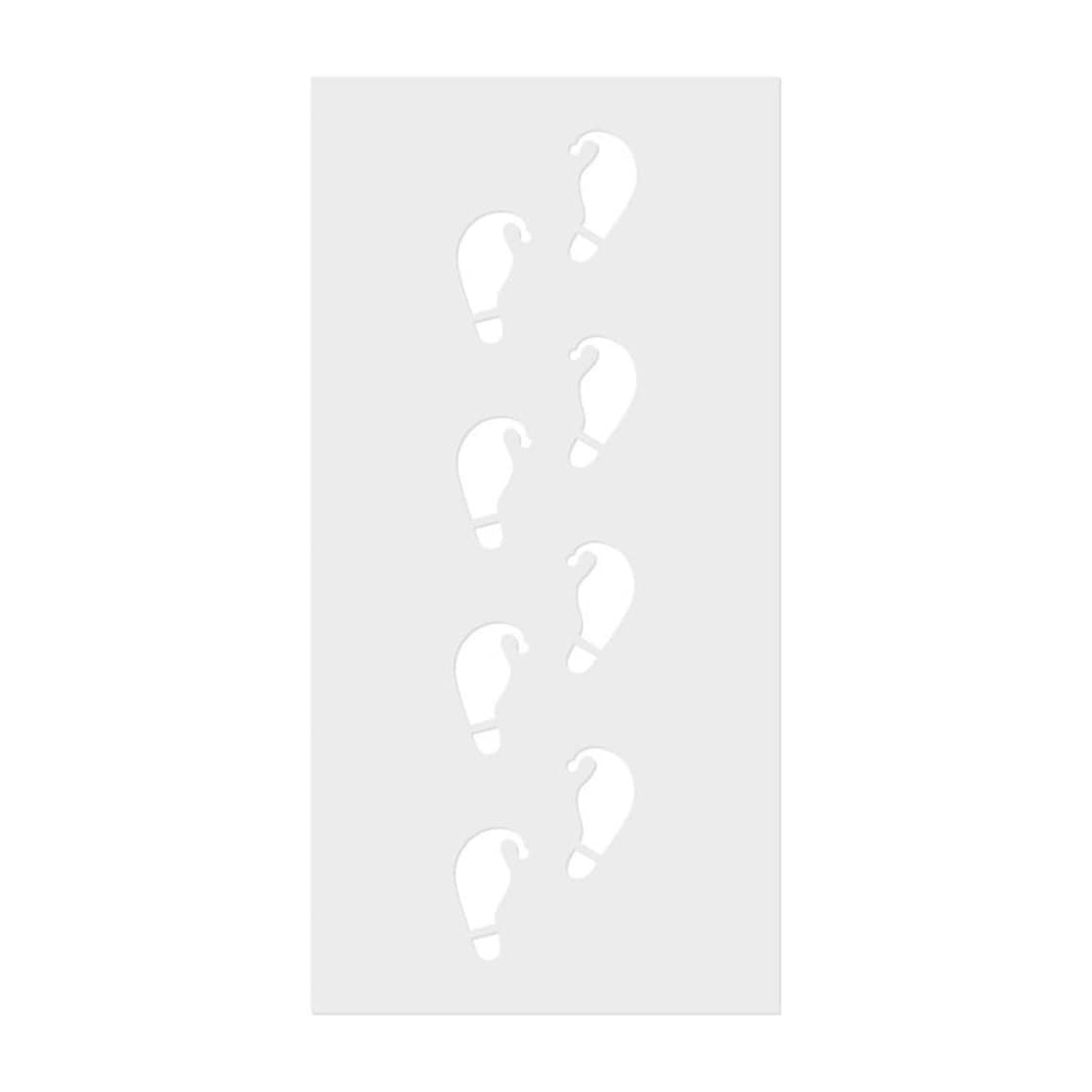Elf Foot Print Stencils - Etsy