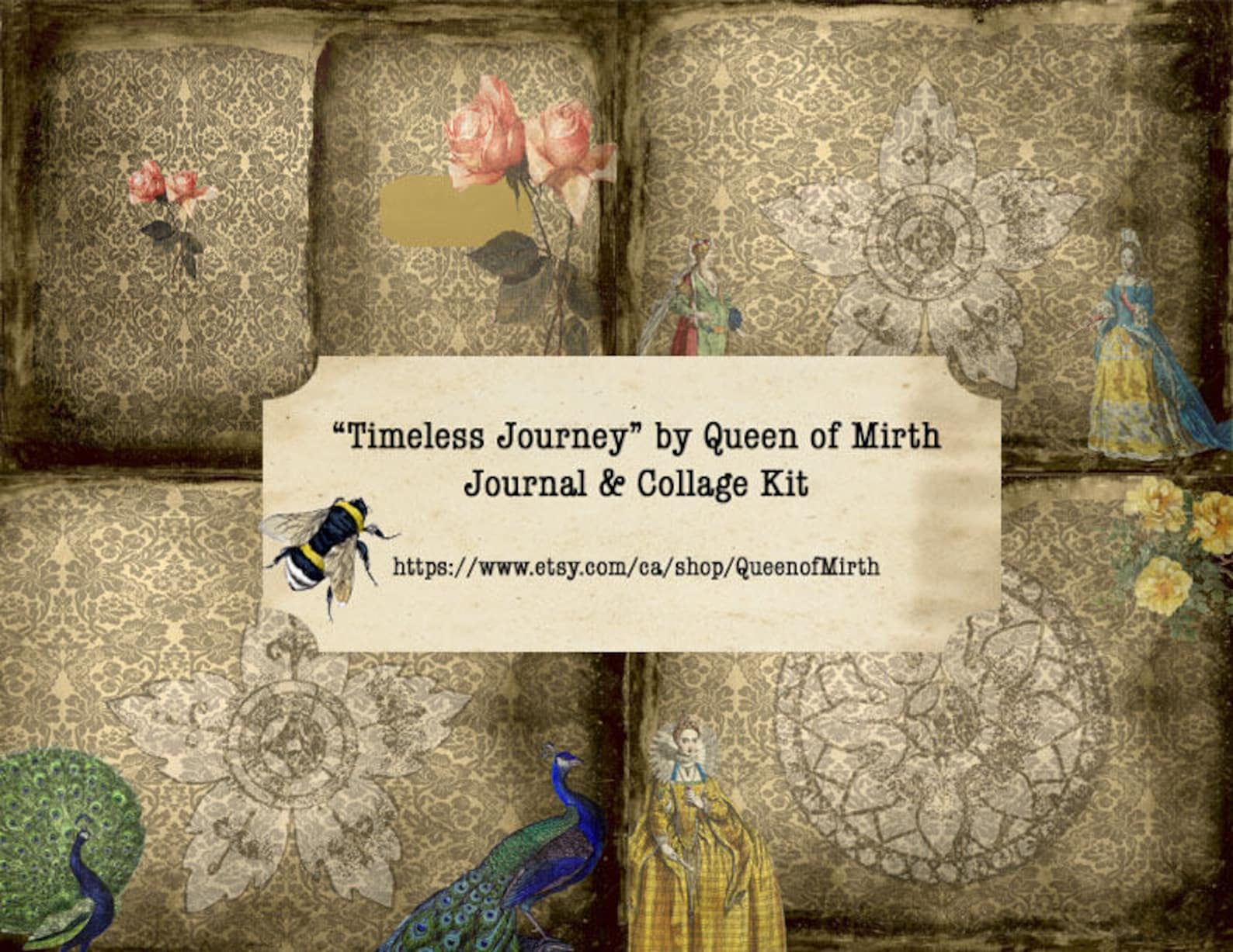 TIMELESS JOURNEY medieval journal kit renaissance art book | Etsy