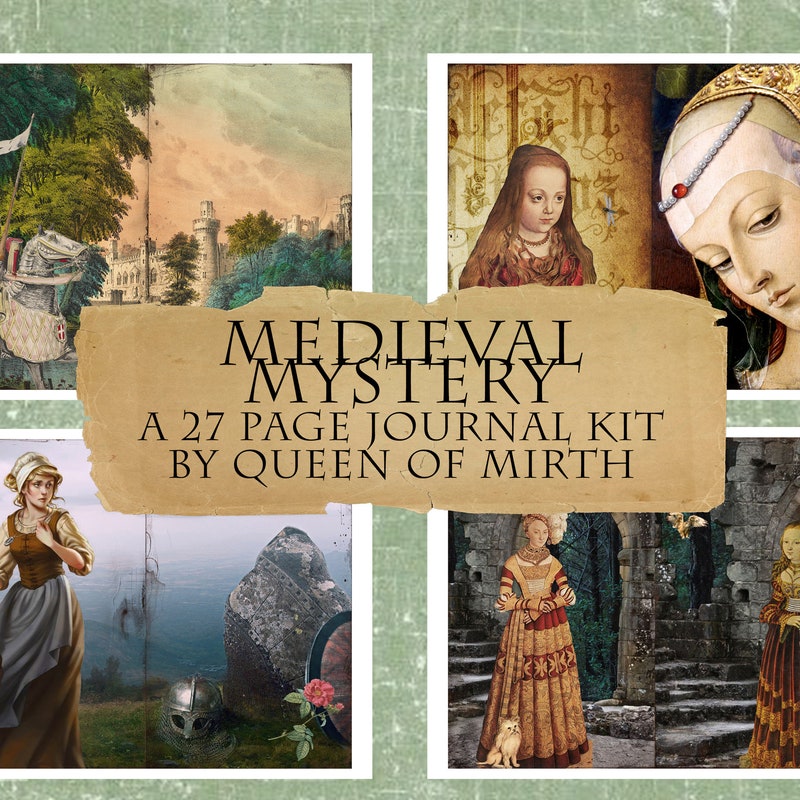 Medieval Scrapbook - Etsy