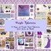 Purple Ephemera Bundle Paper Pack Vintage Lavender Violet - Etsy