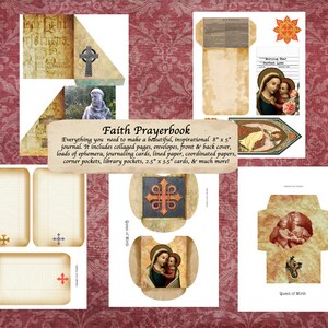 Faith Prayer Book Journaling Kit Printable Christian Catholic Bible ...