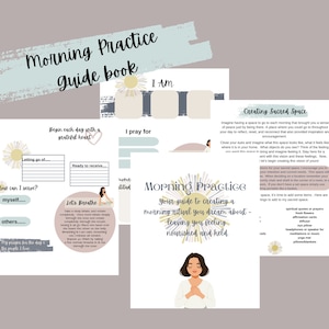 Mindful Morning Planner | Digital Download | Printable Morning Practice ...