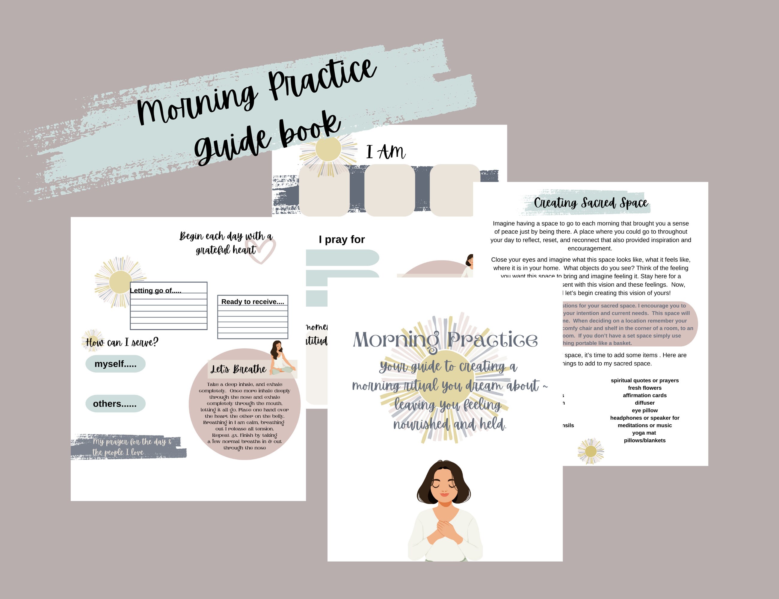 Mindful Morning Planner | Digital Download | Printable Morning Practice ...