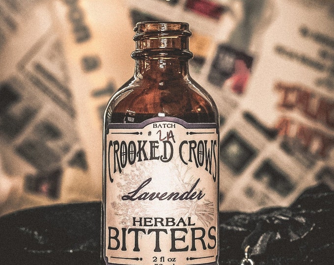 Lavender Bitters Natural Herbal Digestive Vegan Wellness Tonic - Etsy