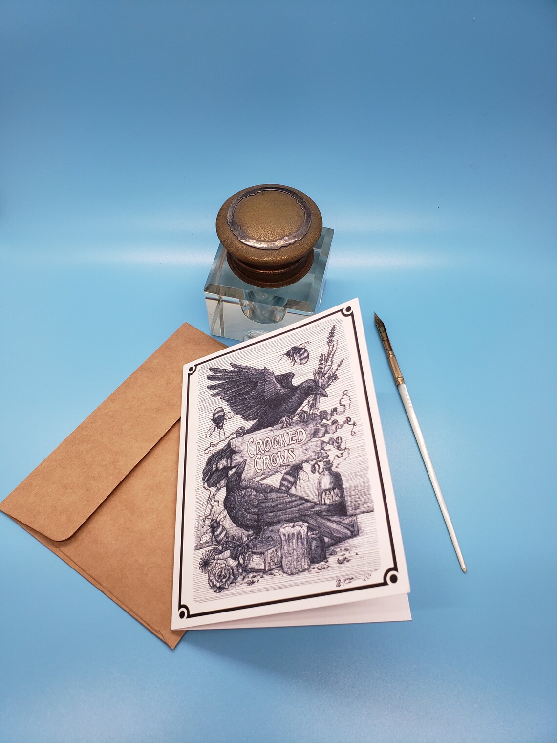 Note Cards and Postcards Blank Boxed Stationery Set in a Plush ...
