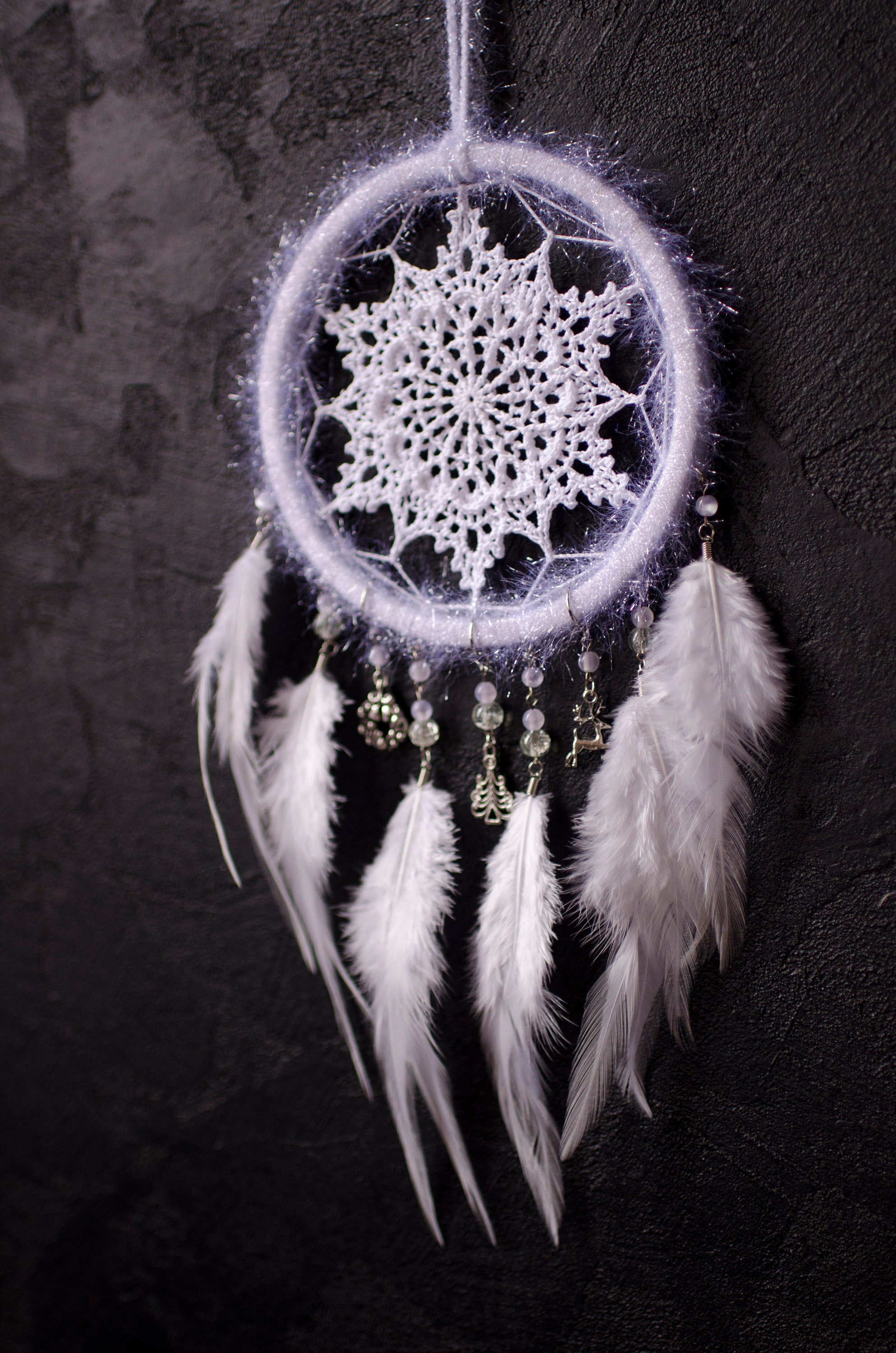 Small White Snowflake Dream Catcher | Christmas Gift for Girls | Gift ...