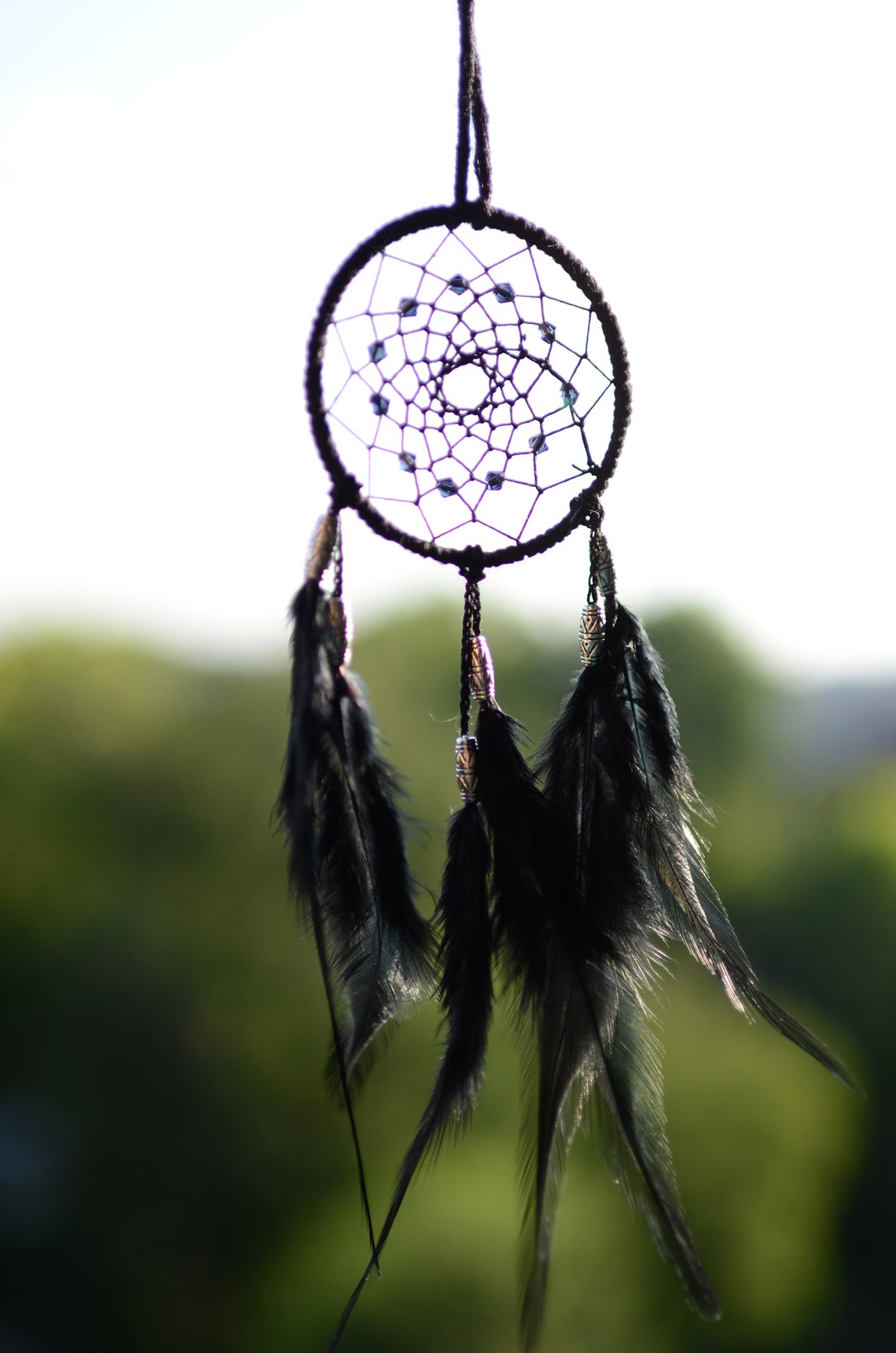 Small Black Dream Catcher/ Birthday Gift for Friend/ Dream - Etsy