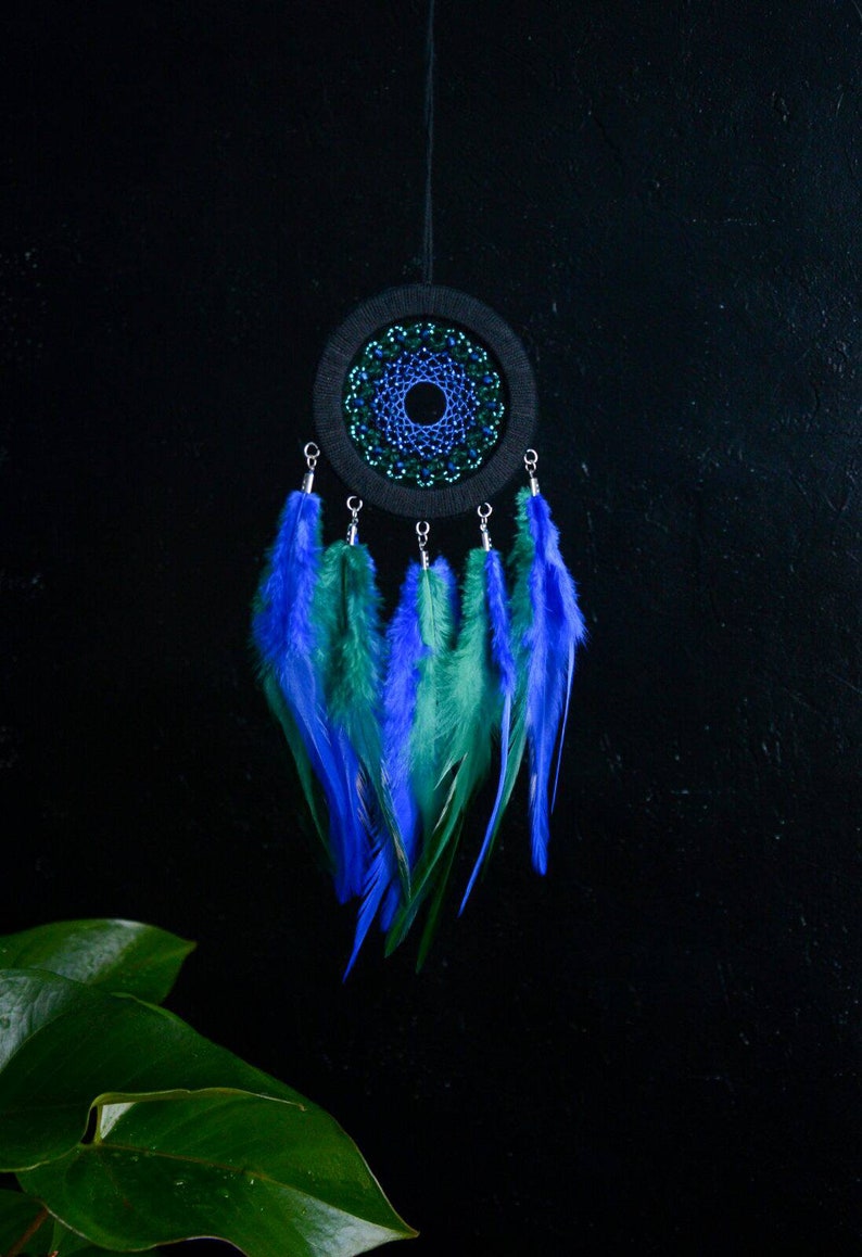 Turquoise Blue Dreamcatcher. Small Dream Catcher. Christmas | Etsy
