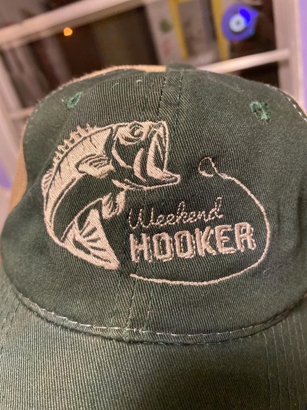 Bass Fishing Embroidery Design, Weekend Hooker Hat (digital Download ...