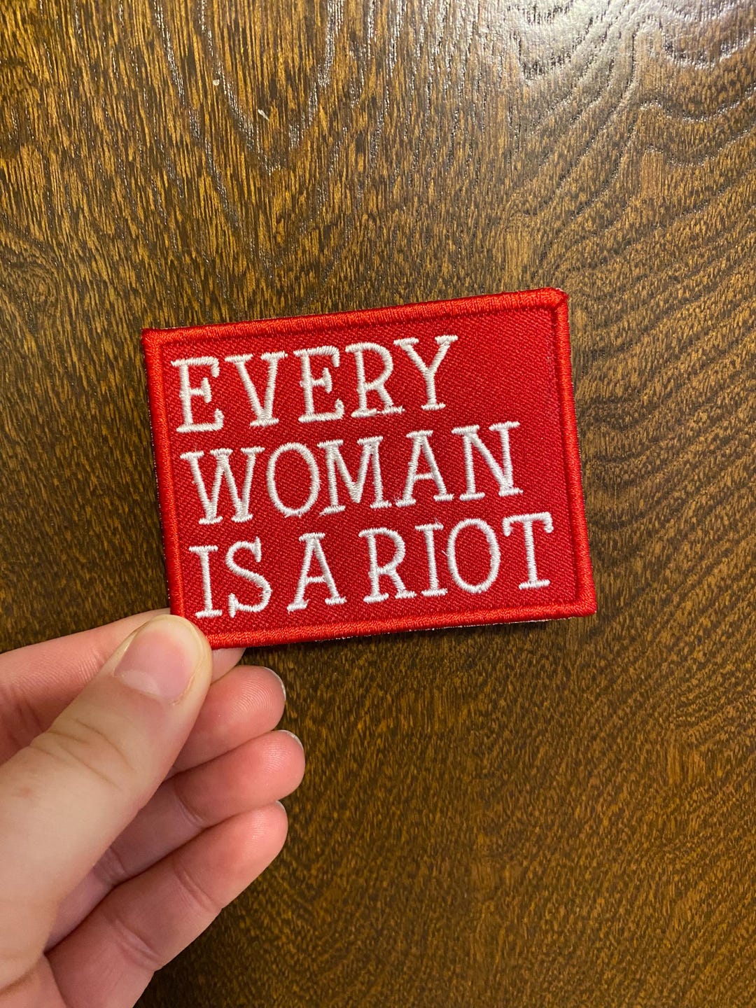 Every Woman is a Riot Patch, Iron on Patches, Embroidered Patches - Etsy