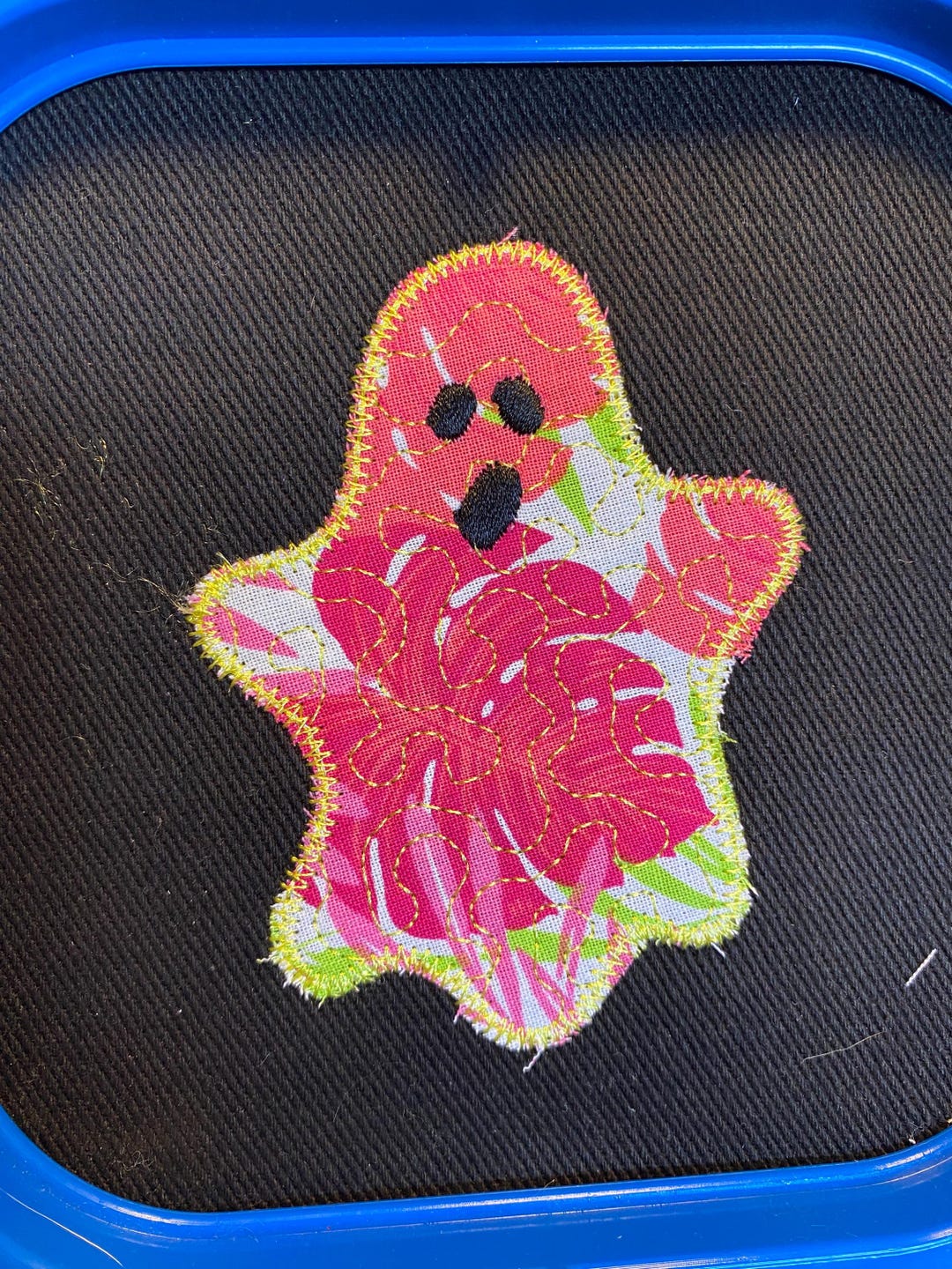 Ghost Applique Embroidery Design: Halloween Quilt Pattern (digital ...