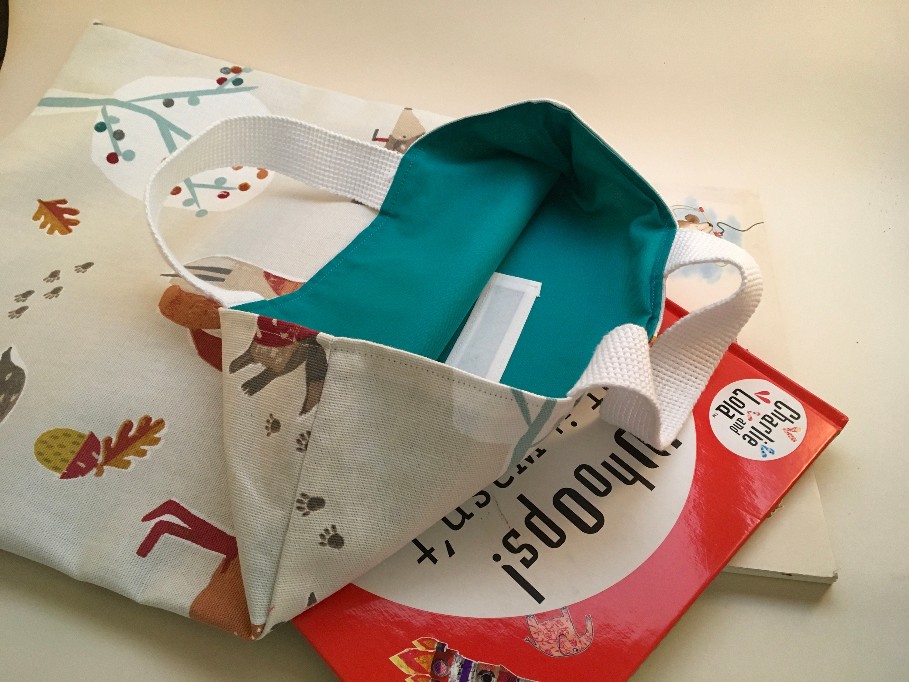 Children's Library /picture Book Bag - Etsy