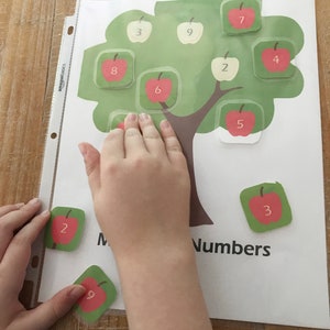 Apple Matching Game, Fall Kids Printable, Preschool Farm Unit, File ...