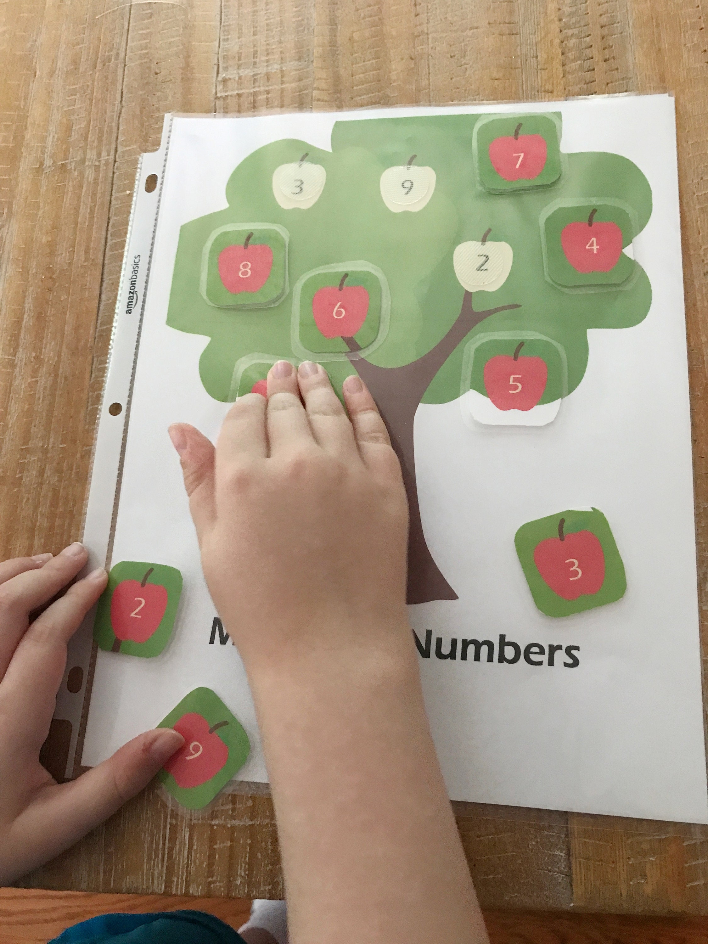 Apple Matching Game, Fall Kids Printable, Preschool Farm Unit, File ...