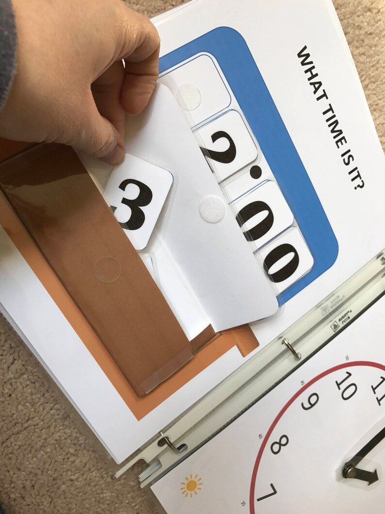 Learn Telling Time, Clock Kids Printable, Homeschool Activity ...