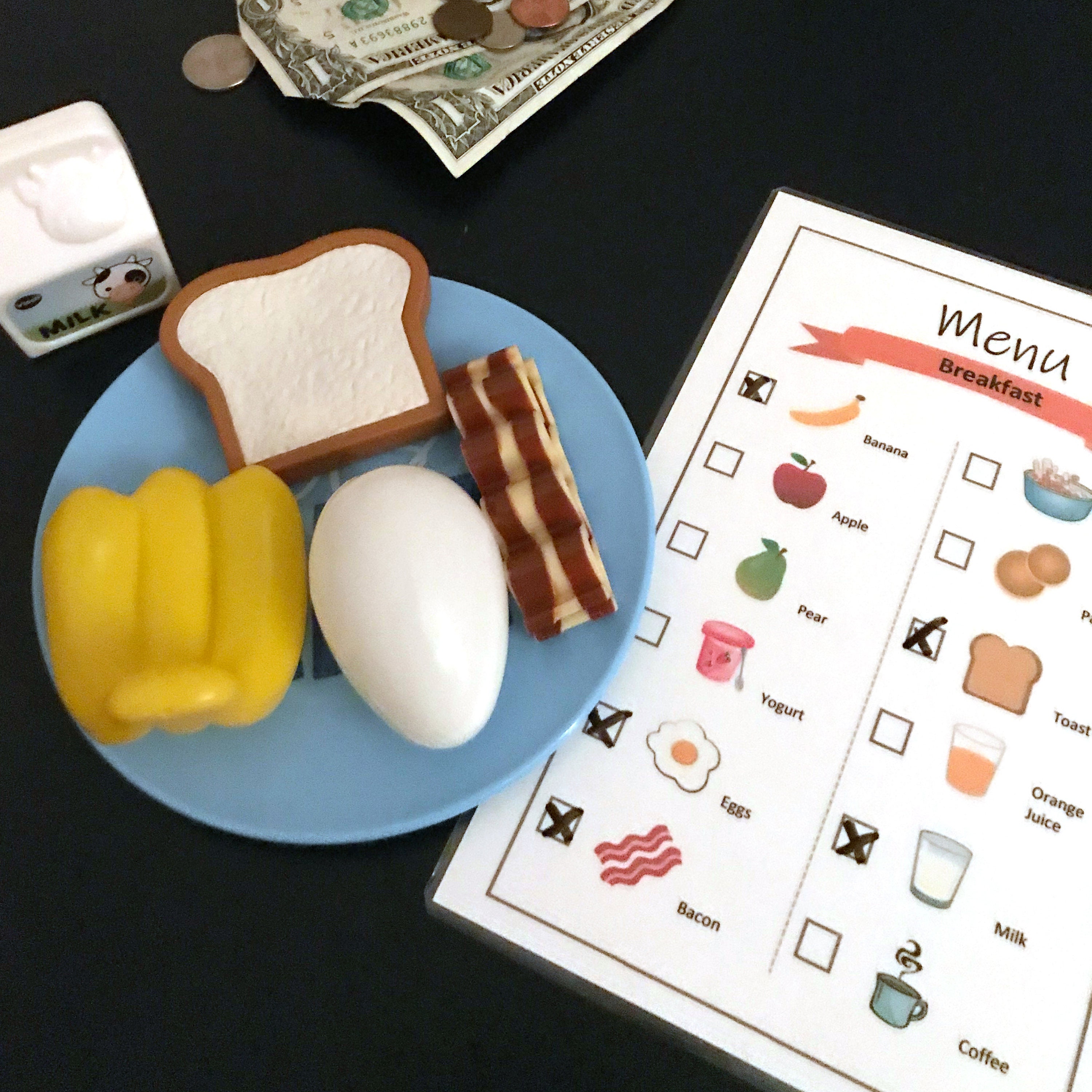Printable Pretend Play Restaurant Menus, Preschool Kids Activities ...