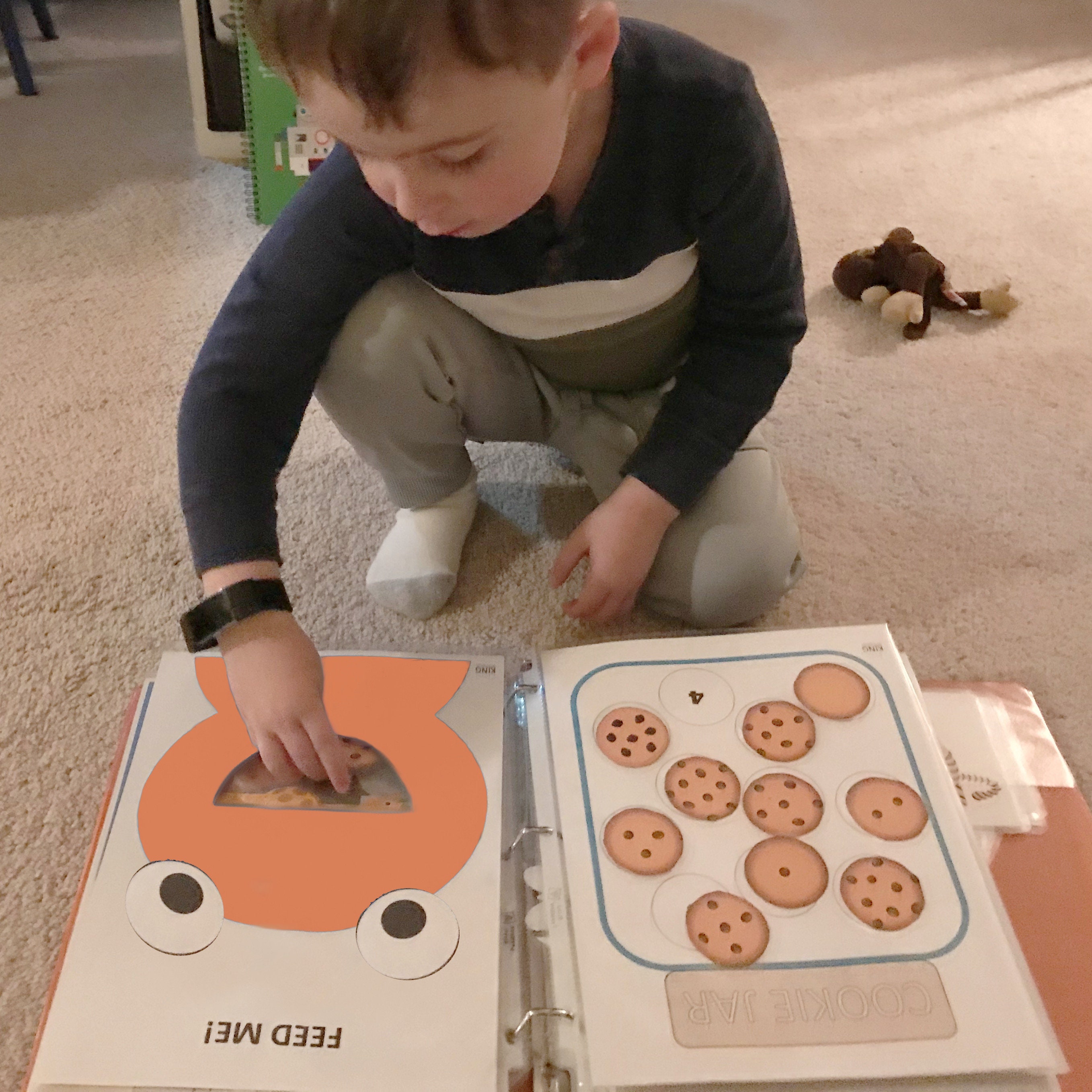 Toddler Counting Printables, Busy Binder Pages, Teaching Numbers 1-10 ...