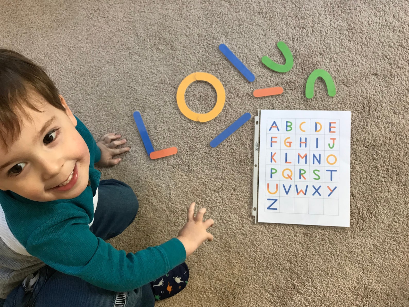 ABC Puzzle, Preschool Printable, Alphabet Letter Builder, File Folder ...