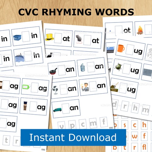 Kindergarten Phonics Worksheets Beginning Letter Beginning - Etsy