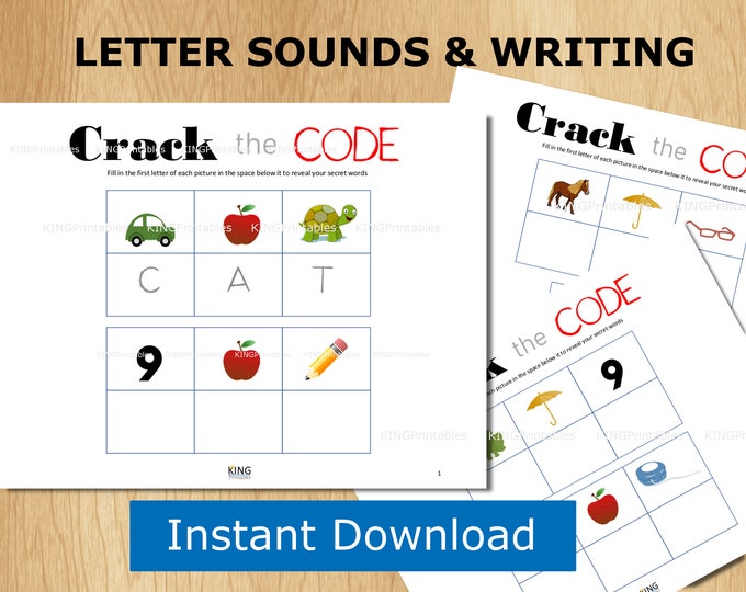 Printable CVC Word Builder, Phonics Beginning Letter Sounds ...