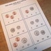 Learning Money Activities Teaching Printables Coin Sorter - Etsy