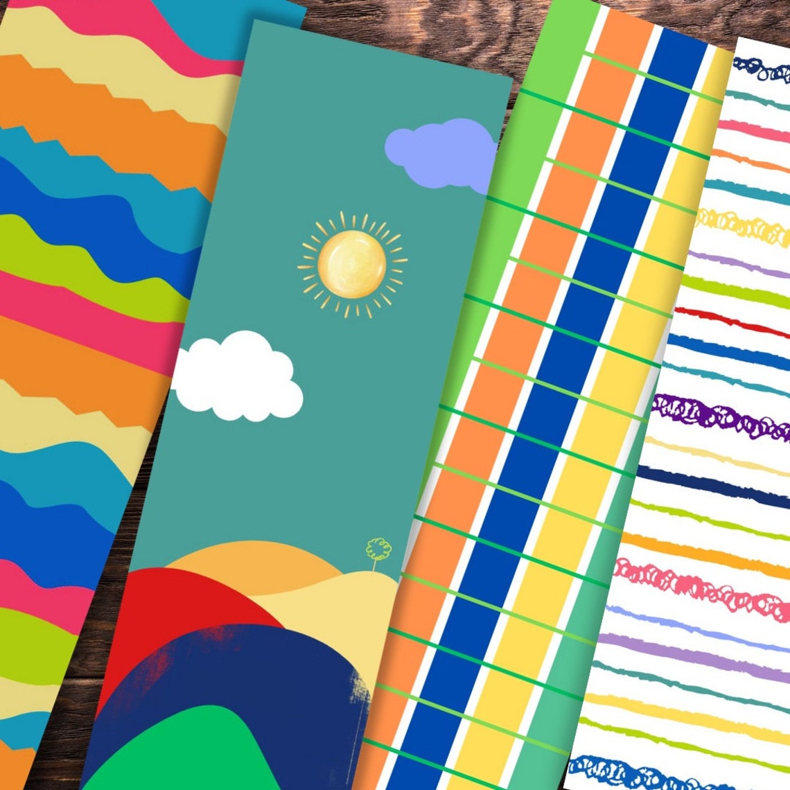 Printable Bookmarks for Kids, Colorful Printables for Boys, Instant ...