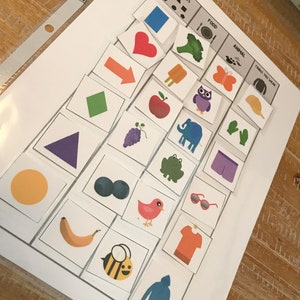 Color Sorting Activity, Shape Printable for Preschool, Toddler Busy ...