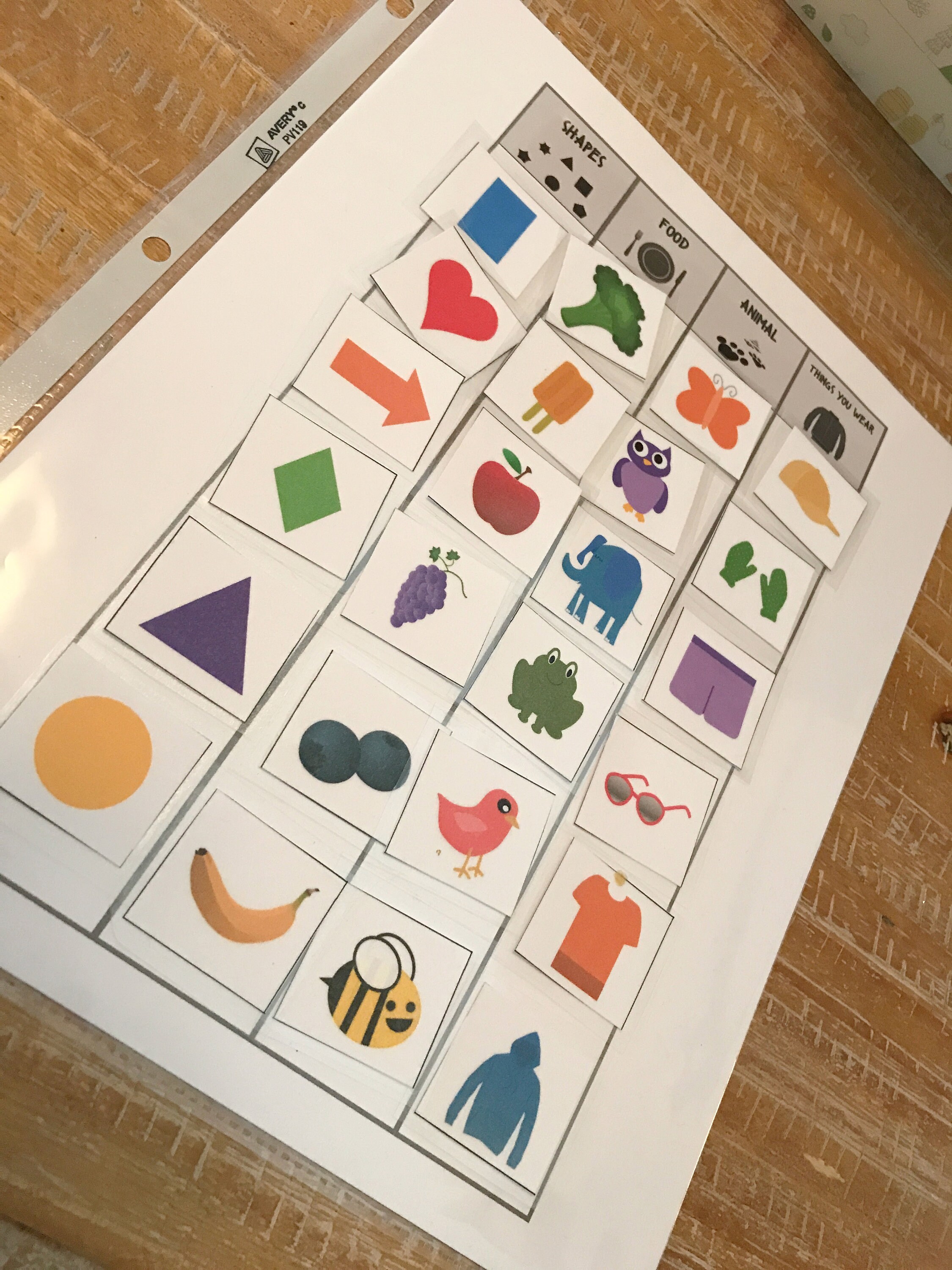 Color Sorting Activity, Shape Printable for Preschool, Toddler Busy ...