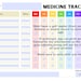 Kids Medicine Chart, Editable Medication Log, Printable Caregiver ...