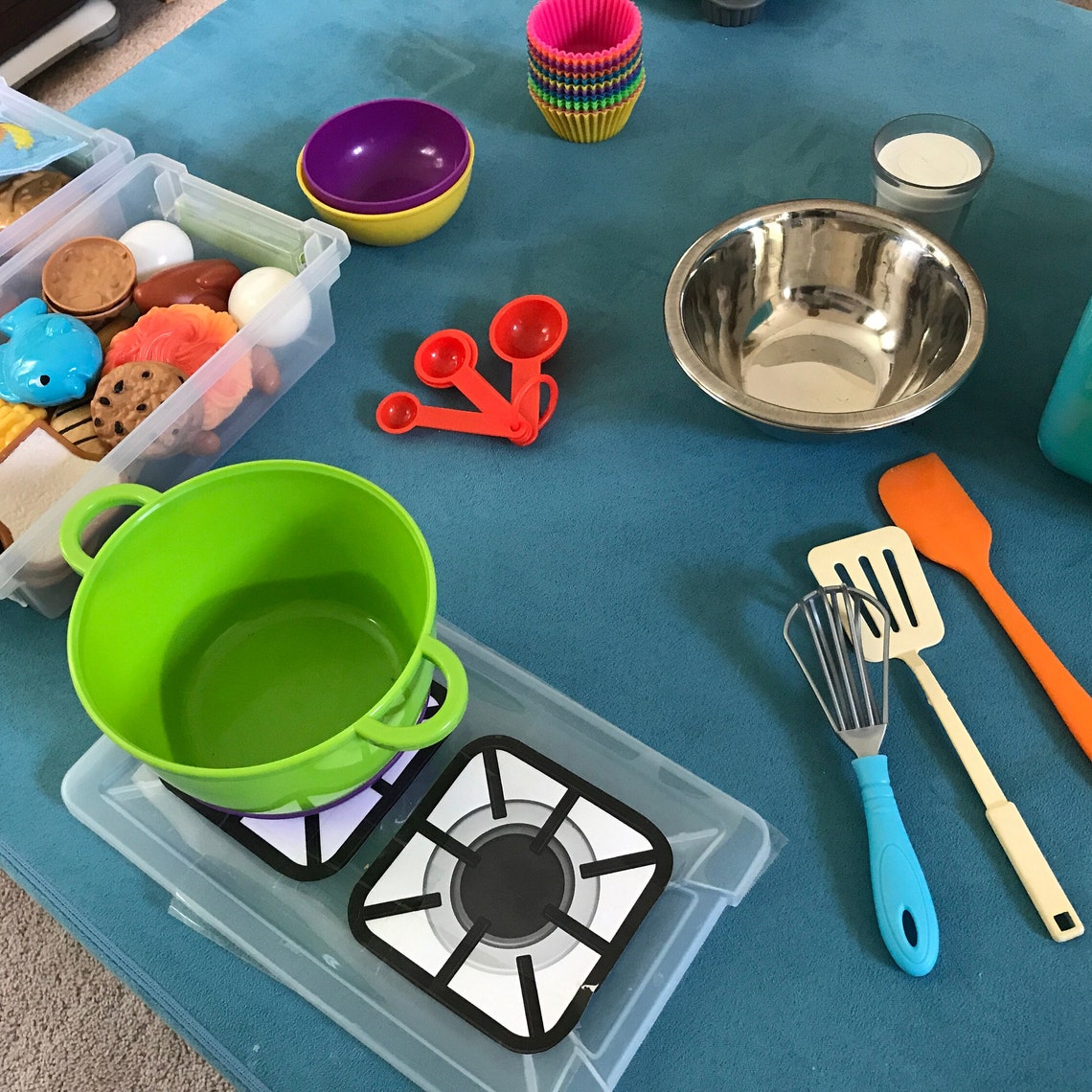 Printable Stove Burners, Play Kitchen Accessories, Toddler Pretend Play ...