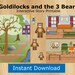 Goldilocks and the Three Bears, Pretend Play, Interactive Books ...