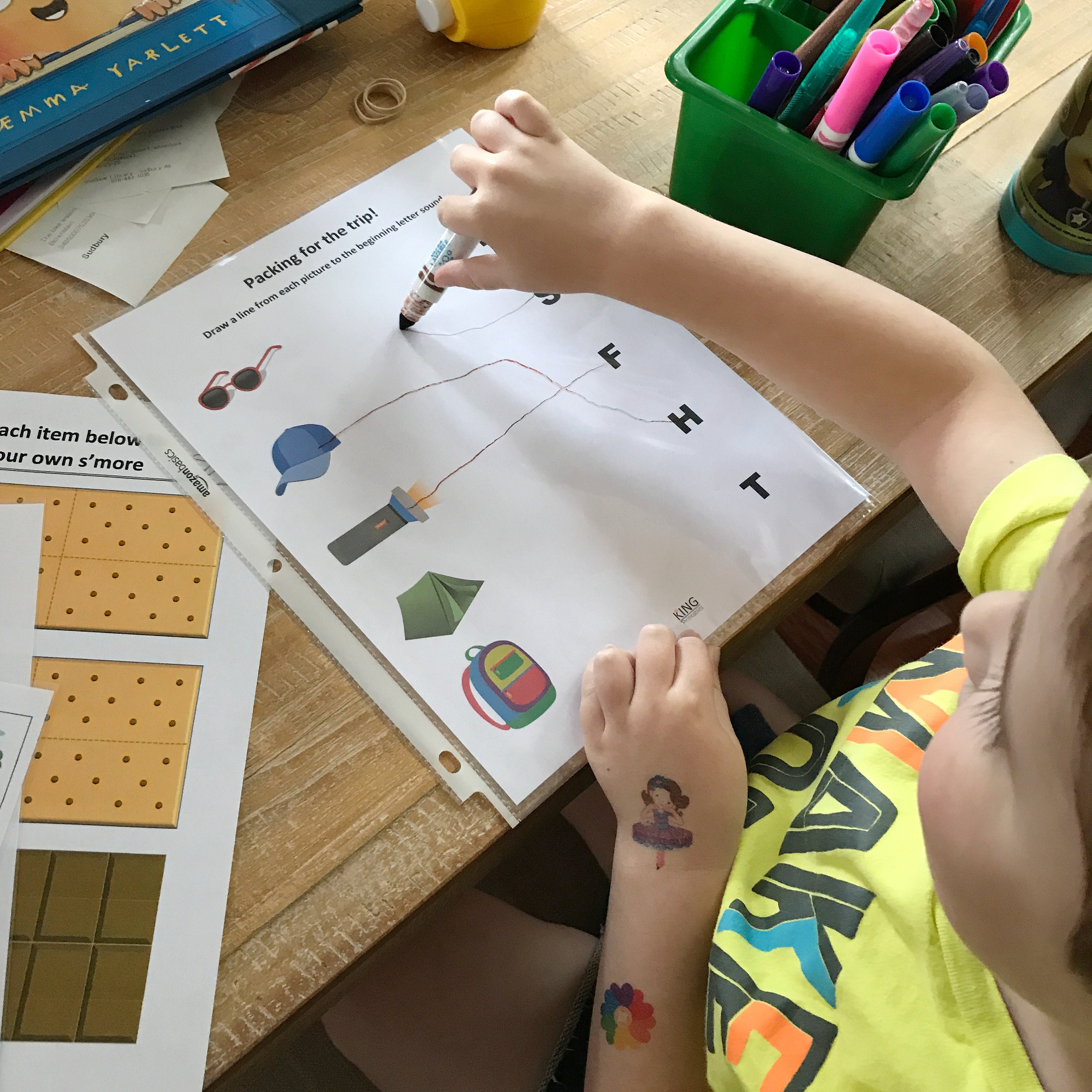 Summer Educational Printable, Prechool or Kindergarten, Number Activity ...