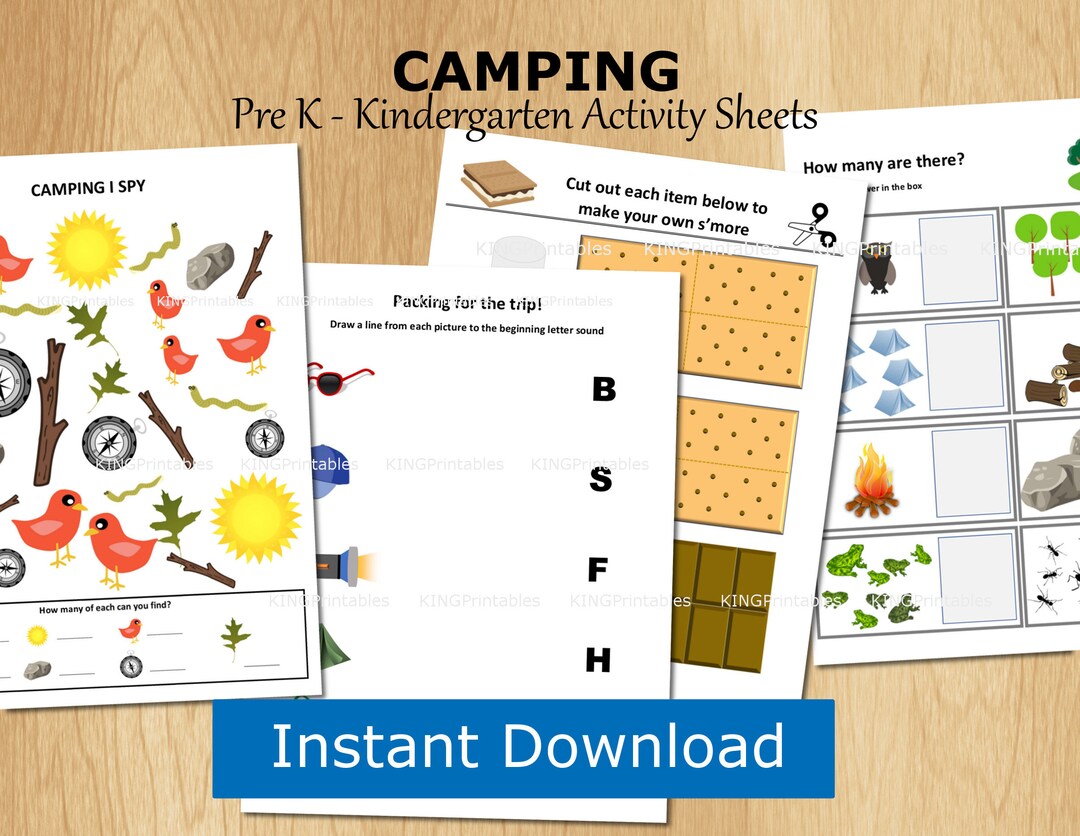 Summer Educational Printable, Prechool or Kindergarten, Number Activity ...