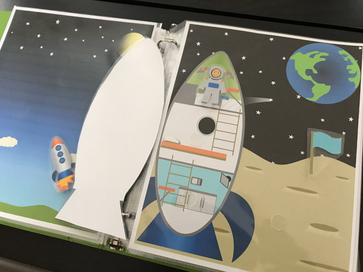 Astronaut Printable, Rocket Ship, Space Themed Party Favors, Busy Book ...