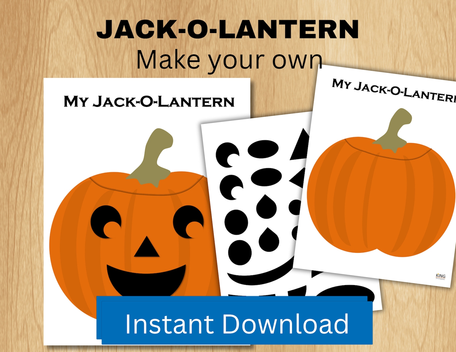 Halloween Craft Printable for Kids, Toddler Worksheets, Fall Preschool ...