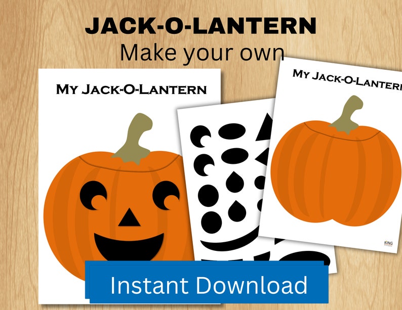 Halloween Craft Printable for Kids, Toddler Worksheets, Fall Preschool ...