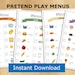 Printable Pretend Play Restaurant Menus Preschool Kids | Etsy