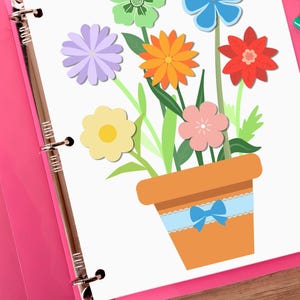 Flowers Color Matching Activity, Printable Preschool Activity, Spring ...