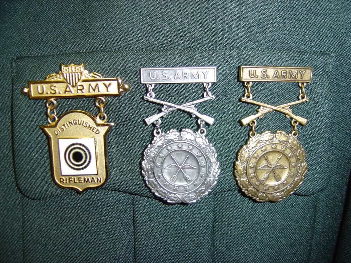 U.S. Army Distinguished Marksman Badge - Etsy
