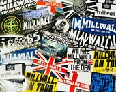 100 X Milwall Stickers Based on Poster Shirt Scarf Pin Badge | Etsy