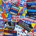 100 X Crystal Palace Stickers - Based on Poster Shirt CPFC Pin Badge ...