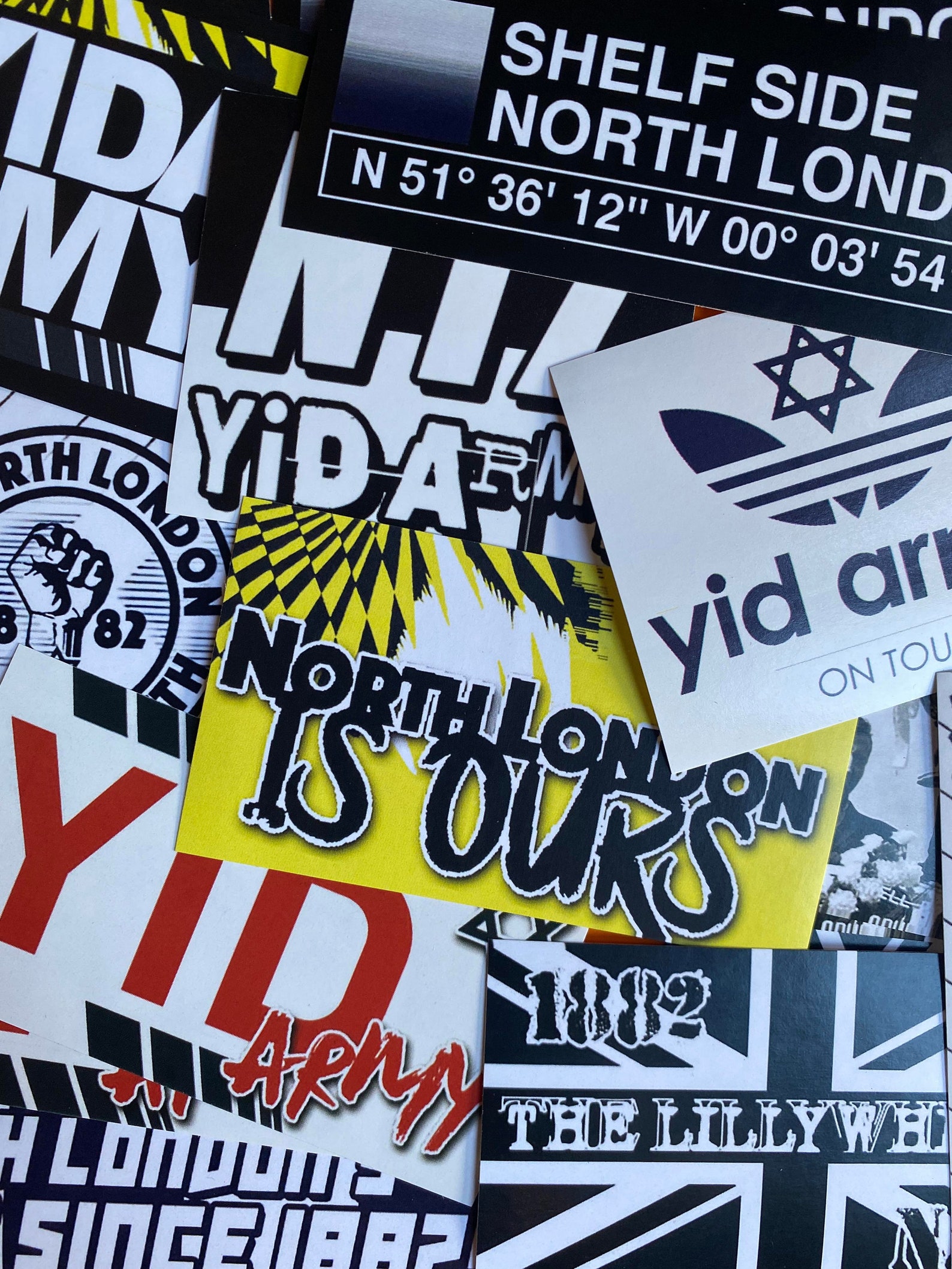 100 X Tottenham Stickers Based on Spurs Poster Shirt Scarf - Etsy UK