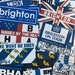 100 X Brighton & Hove Albion Stickers - Based on Poster Shirt Scarf Pin ...