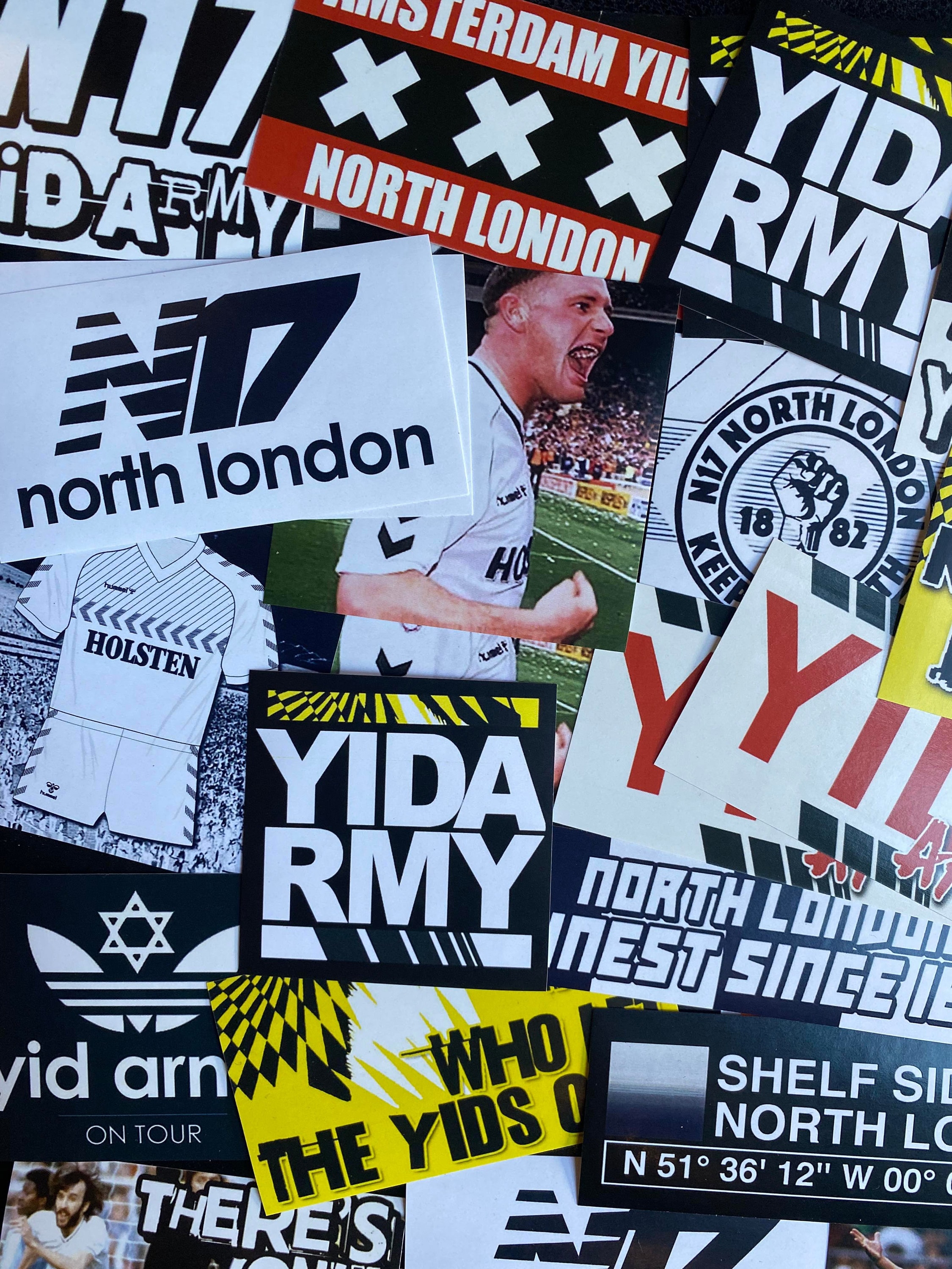 100 X Tottenham Stickers Based on Spurs Poster Shirt Scarf - Etsy UK