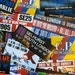 100 X Crystal Palace Stickers - Based on Poster Shirt CPFC Pin Badge ...