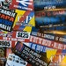 100 X Crystal Palace Stickers - Based on Poster Shirt CPFC Pin Badge ...