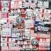 100 X Middlesbrough Stickers Based on Poster Shirt Scarf Pin Badge ...