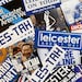 100 X Leicester City Stickers LCFC Foxes Based on Ultras Poster Badge ...