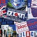 100 X Blackburn Rovers Stickers - Based on BRFC 1995 Ewood Park Poster ...
