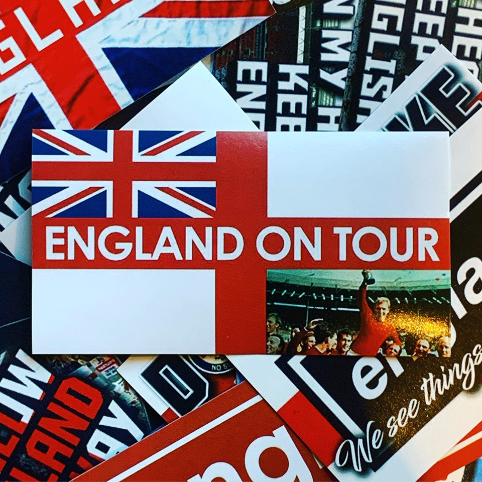 100 X England Stickers Based on Poster Shirt Scarf Pin Badge - Etsy UK